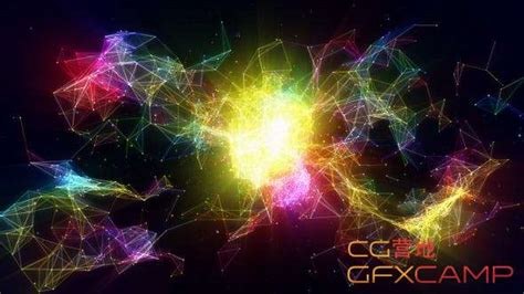Ae模板 点线能量logo动画 Plexus Energy Logo Reveal 龋齿一号gfxcamp