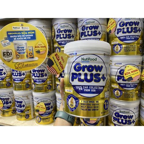 Sữa Nutifood Growplus Vàng 1 850g Shopee Việt Nam
