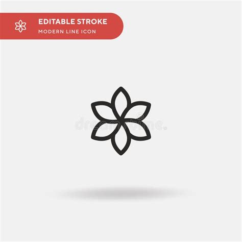 Flower Simple Vector Icon Illustration Symbol Design Template For Web Mobile Ui Element