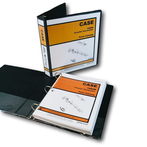 Case 1080b Excavator Parts Manual Catalog Book Assembly Schematic Exploded Views