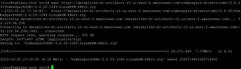 Tableau Databricks 드라이버 설치 Centos7 Tableau Databricks 드라이버 설치 Centos7