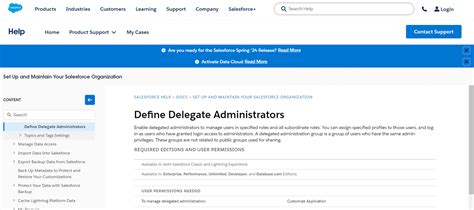 Delegate Administration In Salesforce Empowering Your Team