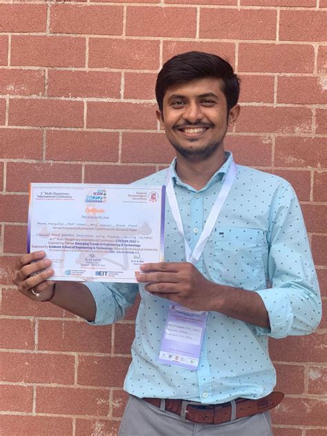 Meet Savani Linkedinde Gtuicon2022 Research