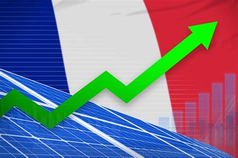프랑스 태양 에너지 전력 상승 차트 화살표 위쪽대체 자연 에너지 산업 그림 3 차원 일러스트 레이 션 0명에 대한 스톡 사진 및 기타 이미지 Istock