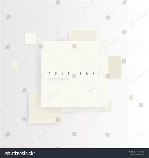 Abstract Minimal Pastel Text Box Squares Stock Vector Royalty Free 187154339