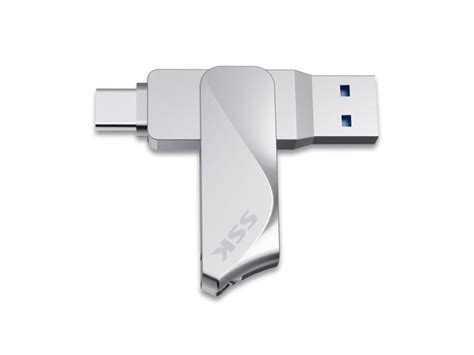 Ssk Gb Usb C Flash Drive Dual Drive In Otg Usb Type C Memory Stick Thumb Drive