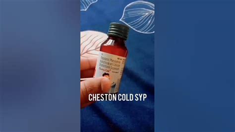 Cheston Cold Syp Instant Relief ⚕️⚕️ Youtube