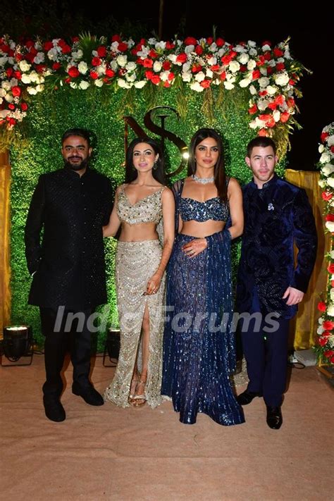 Priyanka Chopra And Nick Jonas Snapped At The Sangeet Ceremony Of Siddharth Chopra And Neelam