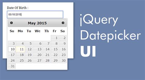 Календарь Jquery Ui Datepicker