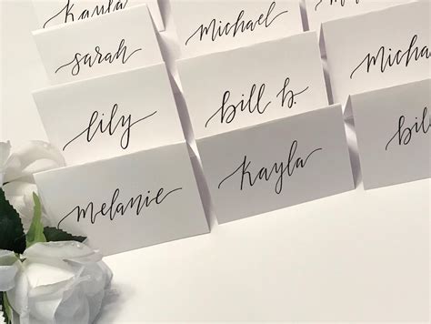 Free Wedding Name Card Template