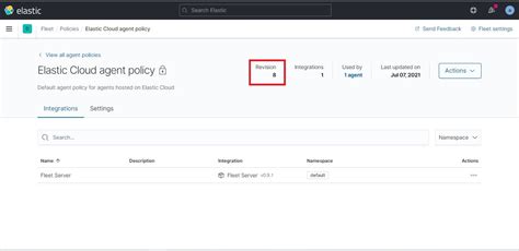 Fleet Revision Number For Elastic Agent On Cloud Policy Increases