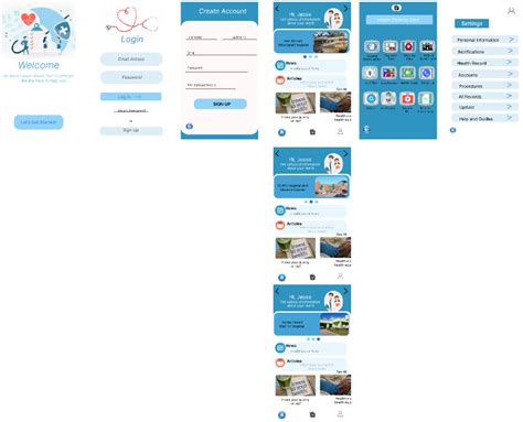 Mobile Health App Final Exam Ui Design Figma