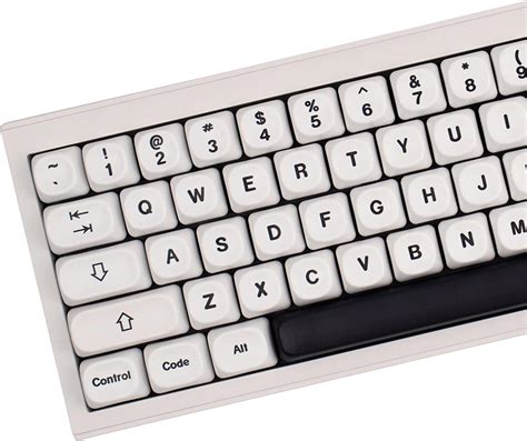 Sumgsn Black And White Pbt Keycaps Moa Profile Keycap Minimalist Cute 144 Keys Dye