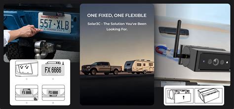 Solar3c Dual Wireless Backup Camera Kit With Display Auto Vox