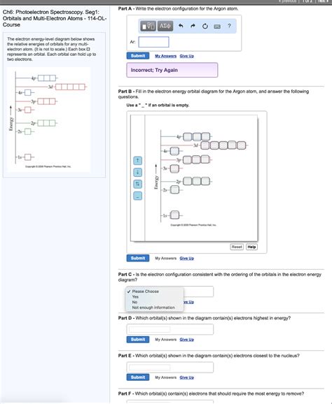 Solved Part A Write The Electron Configuration For The Chegg Com