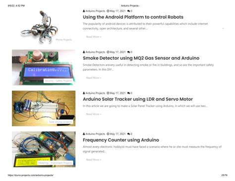 Latest Arduino Projects PDF List Downloadable Free Pdf