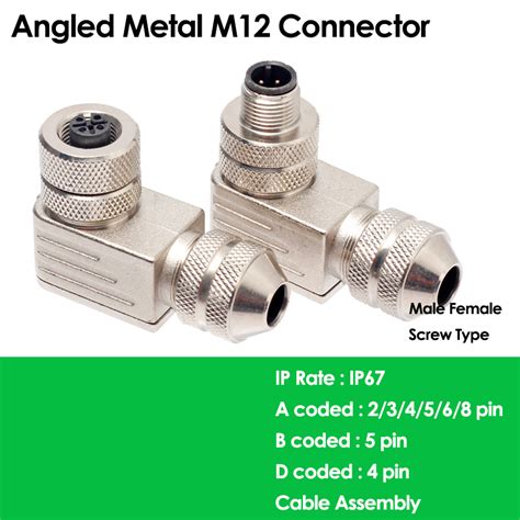 Terrific Waterproof Circular M12 Female Connector Shine Industry