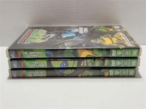 Tmnt Teenage Mutant Ninja Turtles Dvd Bundle 2003 Tv Series Vol 1 2 4 795 Picclick Au