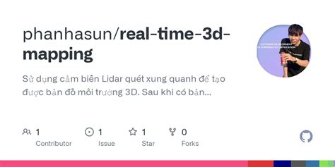 github phanhasun real time 3d mapping sử dụng cảm biến lidar quét