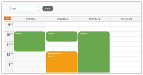 Angular Calendar Event Filtering Daypilot Code