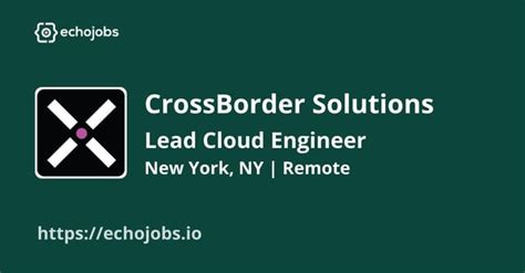 crossborder solutions is hiring lead cloud engineer usd 180k 200k new