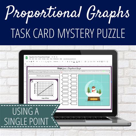 Proportional Relationships With Graphs Mystery Puzzle Miss Kuiper S Classroom
