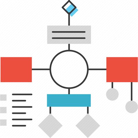 Algorithm Chart Flow Flowchart Logic Process System Icon