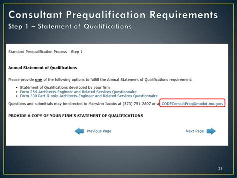 Ppt Modot Prequalification Process Powerpoint Presentation Free