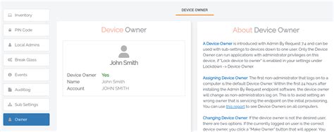 Device Owner Admin By Request