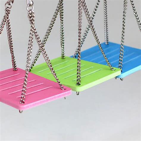 Badu Bg Хамстер Цветна висяща люлка Играчка за малки животни Аксесоари за клетка за хамстери