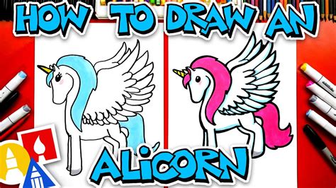 How To Draw A Cute Unicorn With Wings