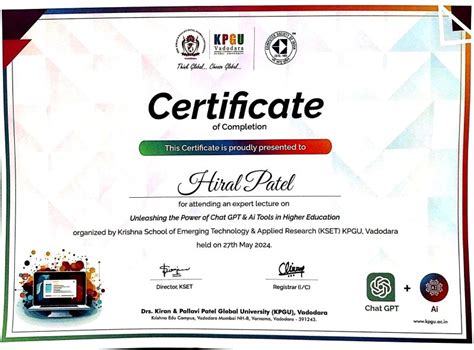 Hiral Patel On Linkedin Attended An Expert Lecture On Unleashing The Power Of Chat Gpt And Ai Tools