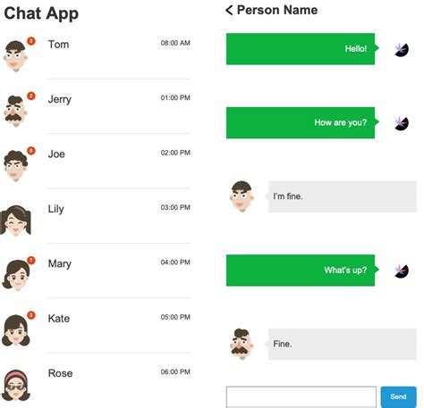 Axure Tutorial Making Chat Interface With Repeater Axureboutique