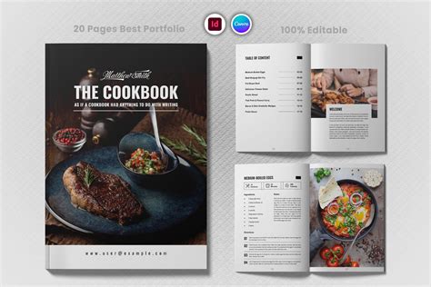 Recipe Book Design Template