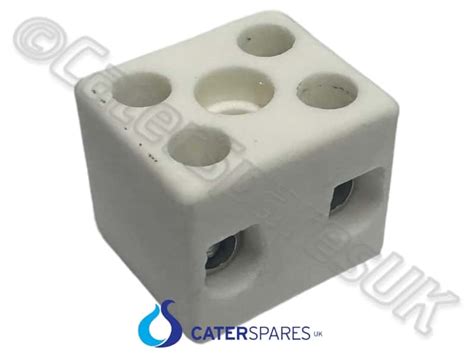 Heated Gantry Unit Terminal Connector Block 57a 2 Pole High Temperature Ceamic Cs0042
