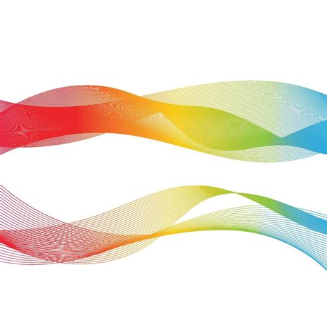 Abstract Smooth Color Wave Vector Vector Art At Vecteezy