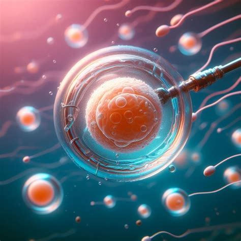 Premium Ai Image Artificial Insemination Fertilization Of Human Egg