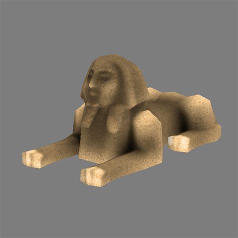 3d Sphinx Model