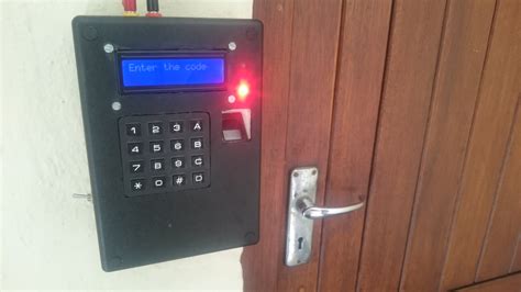 arduino fingerprint door lock with keypad and lcd 9 steps with pictures instructables