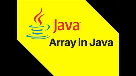 62 Array In Java Tutorial Youtube