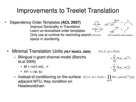 Ppt Dependency Trees And Machine Translation Powerpoint Presentation