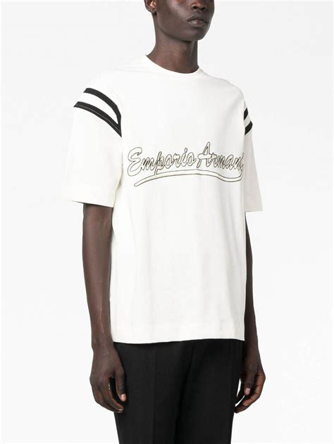 Emporio Armani Logo Cotton T Shirt Emporio Armani
