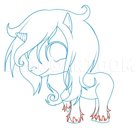 How To Draw An Easy Unicorn Drawing Step By Step By Jedec Dragoart