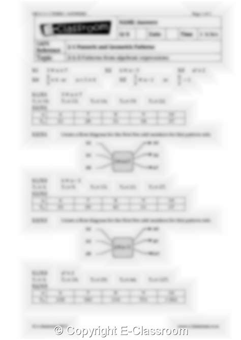 Grade 8 Mathematics Term 1 2 1 Numeric And Geometric Patterns E