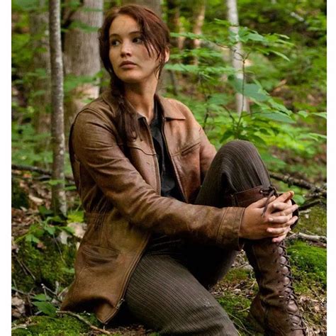 Jennifer The Hunger Games Katniss Everdeen Leather Jacket Jackets Masters