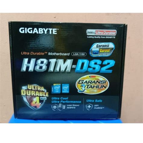 Jual Mainboard Gigabyte Ga H81m Ds2 Lga 1150 Shopee Indonesia