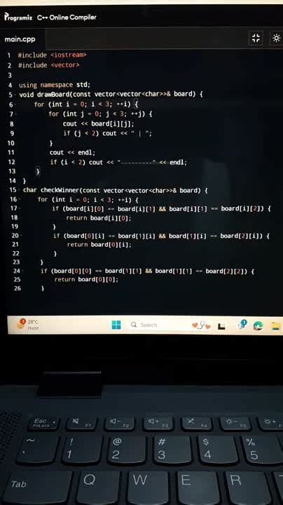 Anil Sahani On Linkedin C Internship Tictactoegame