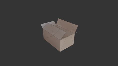 골판지 상자 팩 1 3d 모델 7 Max Fbx Obj Free3d