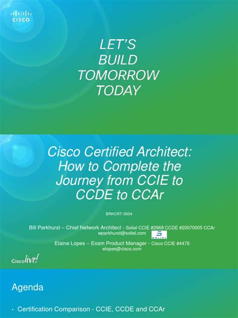 Cisco Certified Architect How To Complete The Journey From Ccie To Ccde To Ccar Pdf Download