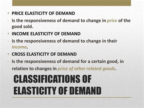 Concepts Of Elasticity PPTX